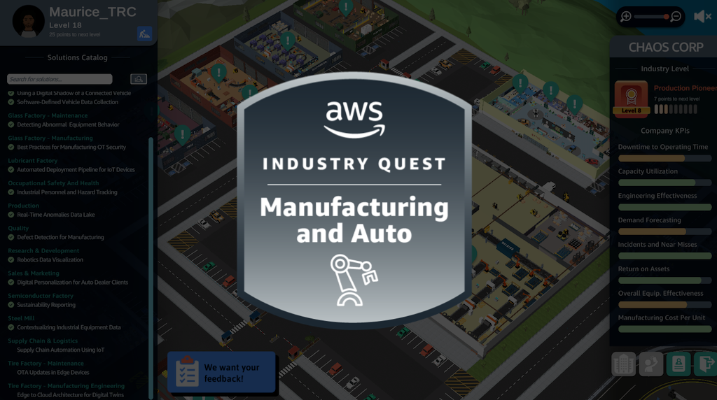 Going on an Industry Quest: Manufacturing and Auto | tecRacer Amazon ...