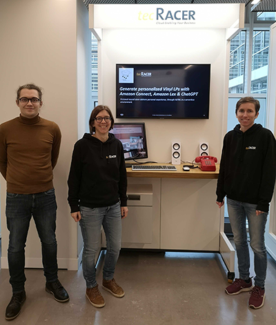 "tecRecords Music Store" at the AWS Digital Builders Showroom in Munich ...