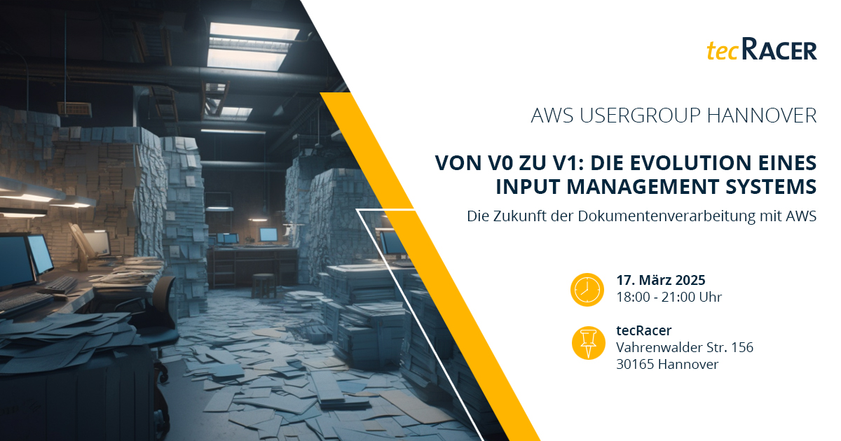 AWS User Group Hannover - März 2025 - tecRacer